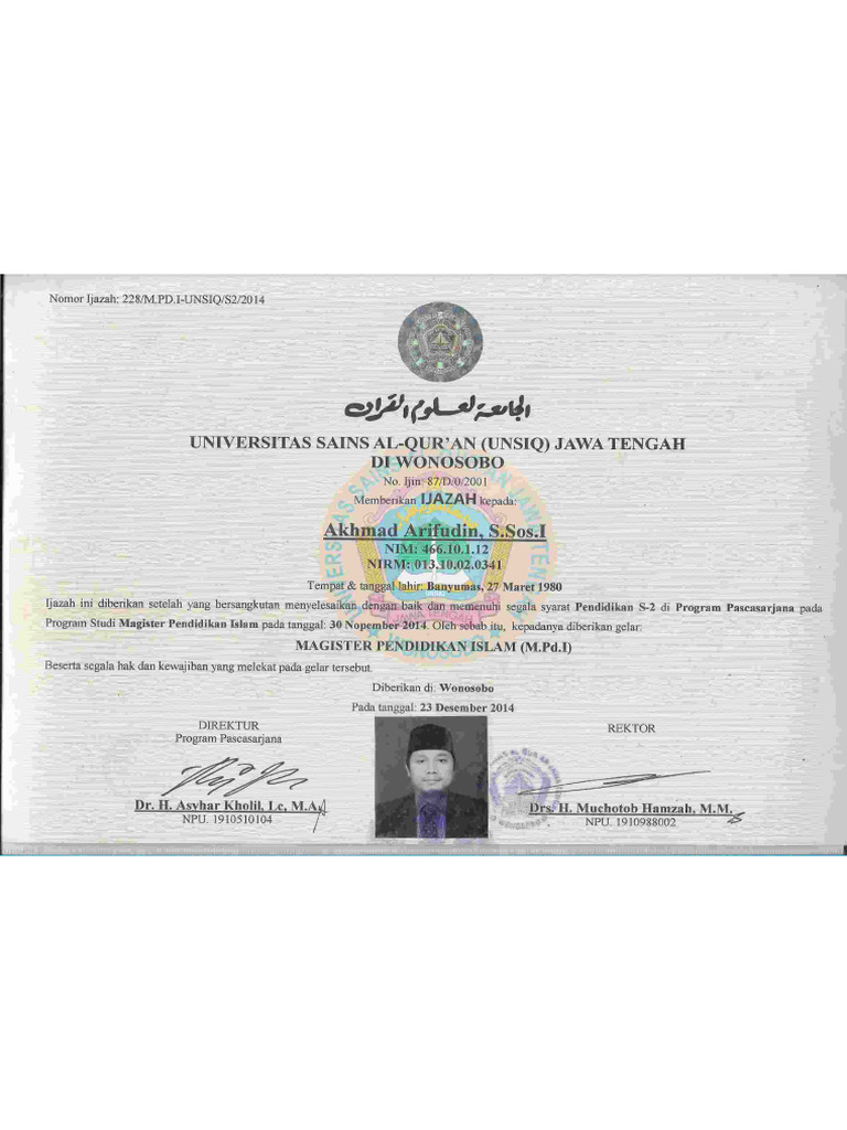 Ijazah S2_merged | PDF