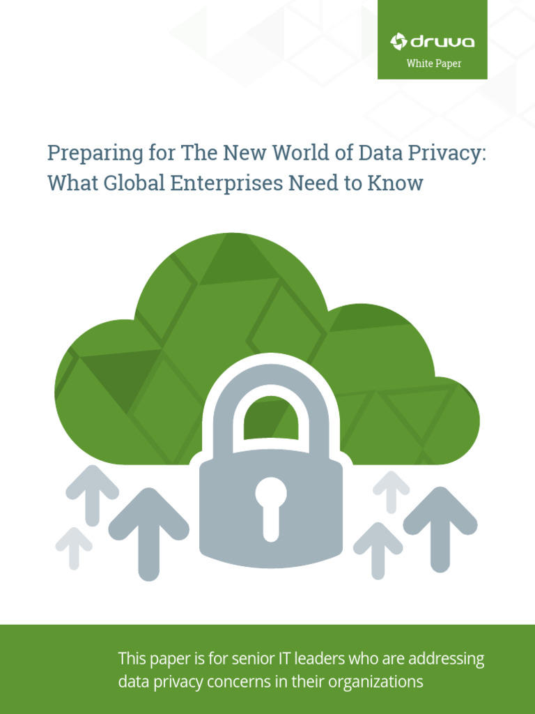 Preparing The New World of Data Privacy | PDF | Privacy | Cloud Computing