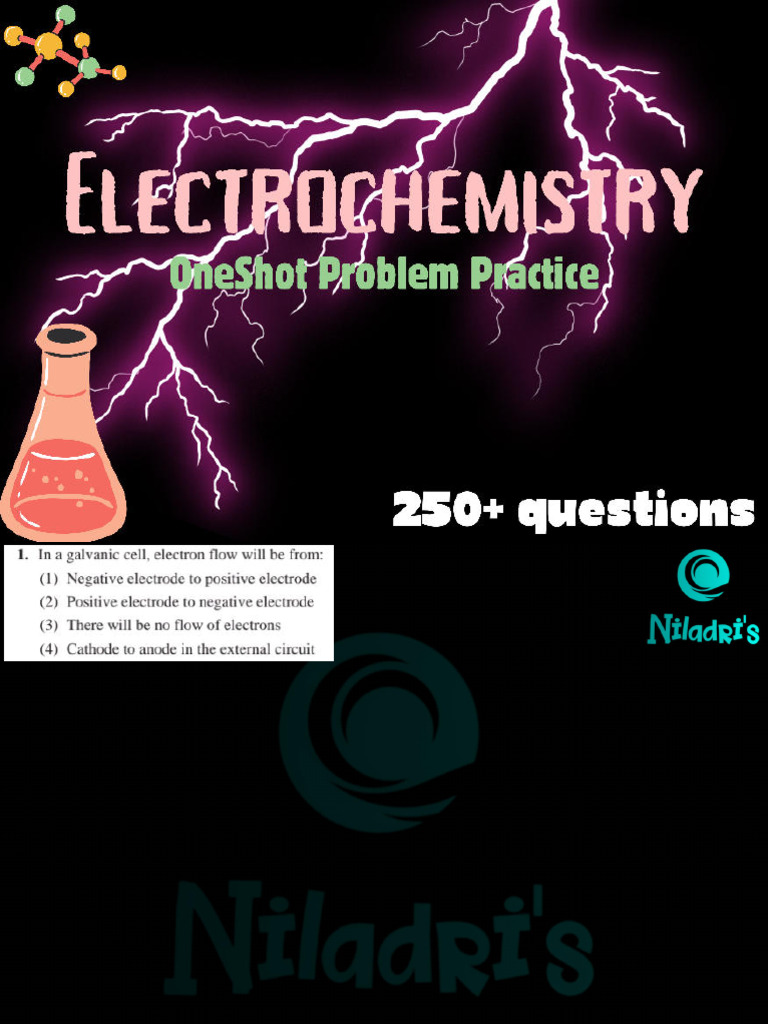Electrochemistry Problem Practice | PDF