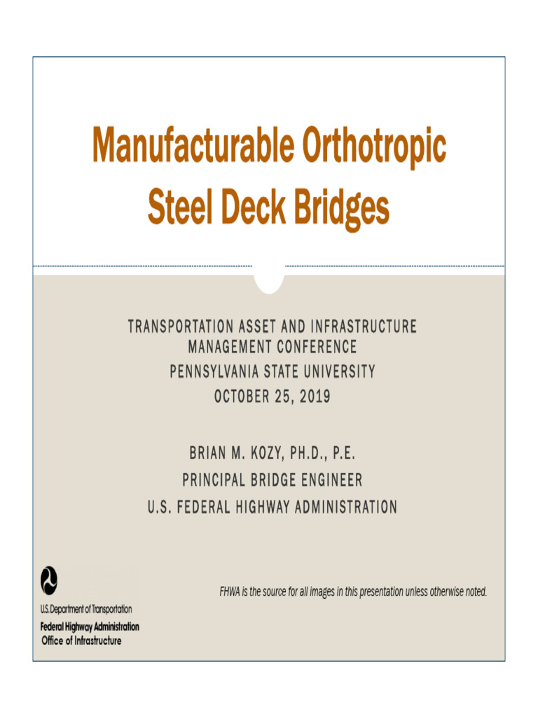 Manufacturability of Orthopedic Steel Bridge Decks | PDF | Welding ...