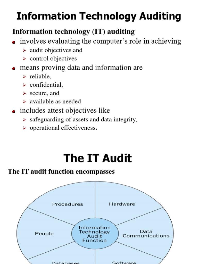 5 Session Five Information Technology Auditing | PDF | Audit ...