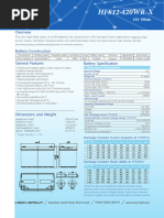 CATL Battery Datasheet Final | PDF