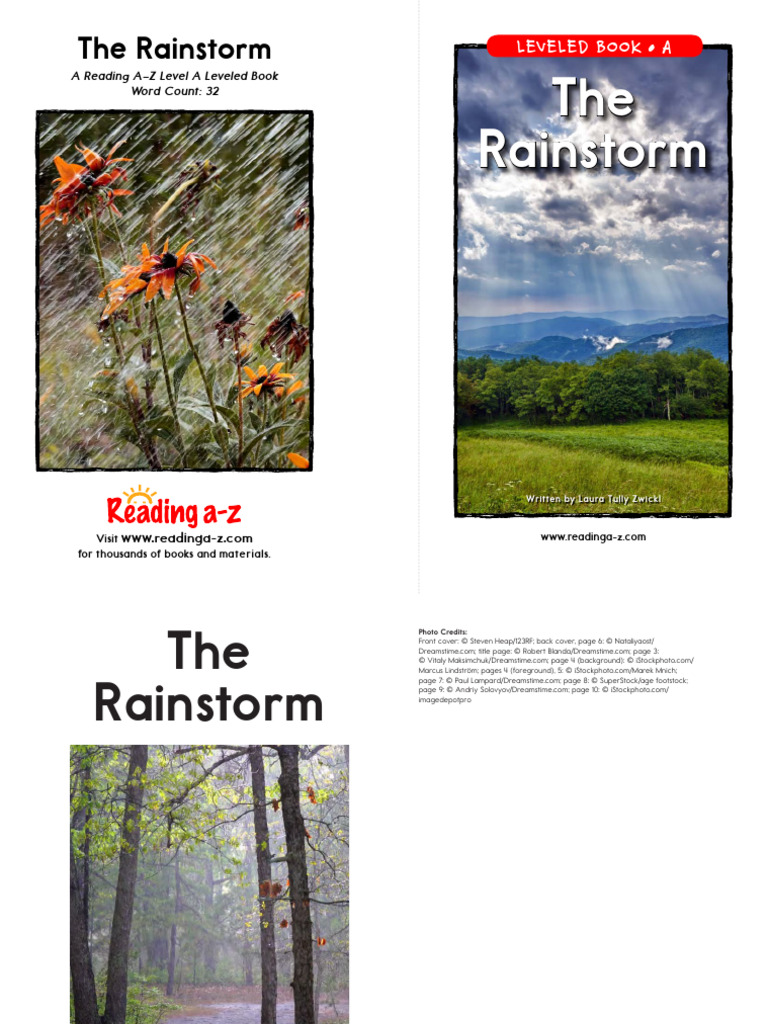 RAZ-A 018 The Rainstorm | PDF | Rain | Human Communication