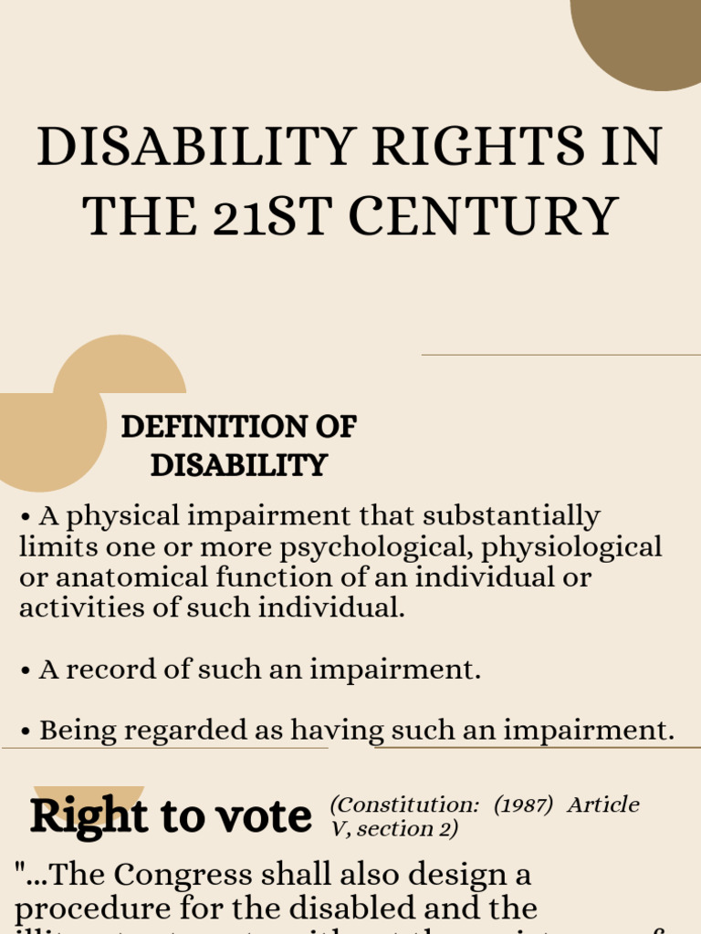 Disability Rights and Education Overview | PDF | Special Education ...