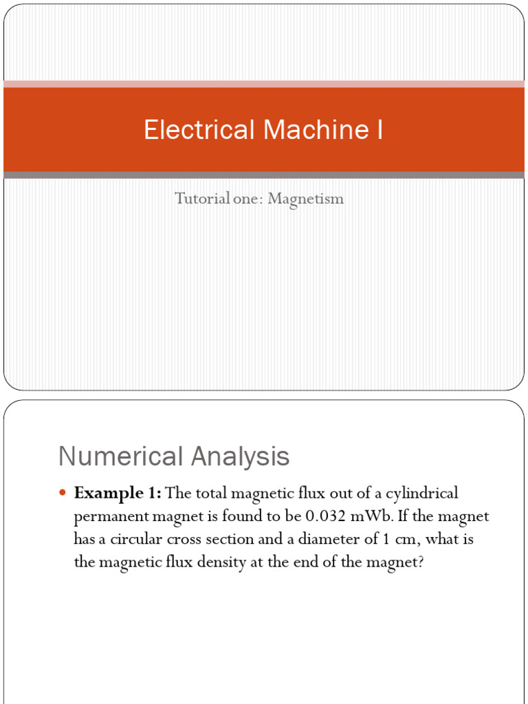 Magnetism Examples and Calculations | PDF | Magnet | Hysteresis