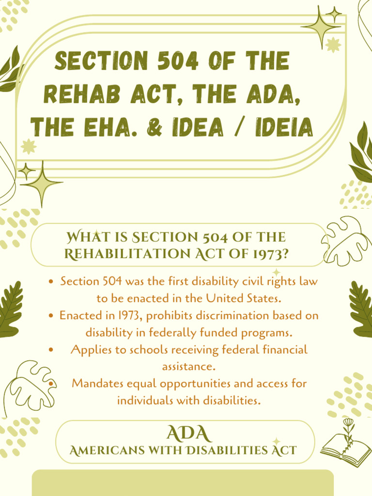 Disability Rights in Education | PDF