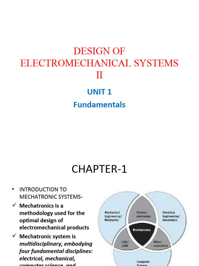 Chapter 1 | PDF | Mechatronics | Simulation
