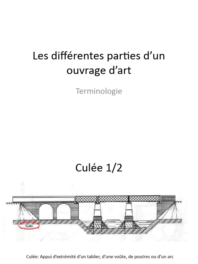 Parties d'un ouvrage d'art | PDF | Pont | Voûte