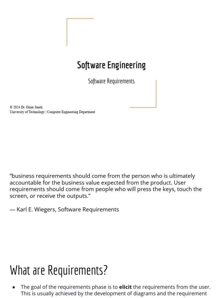 02 Software Requirements | PDF | Use Case | Formal Verification
