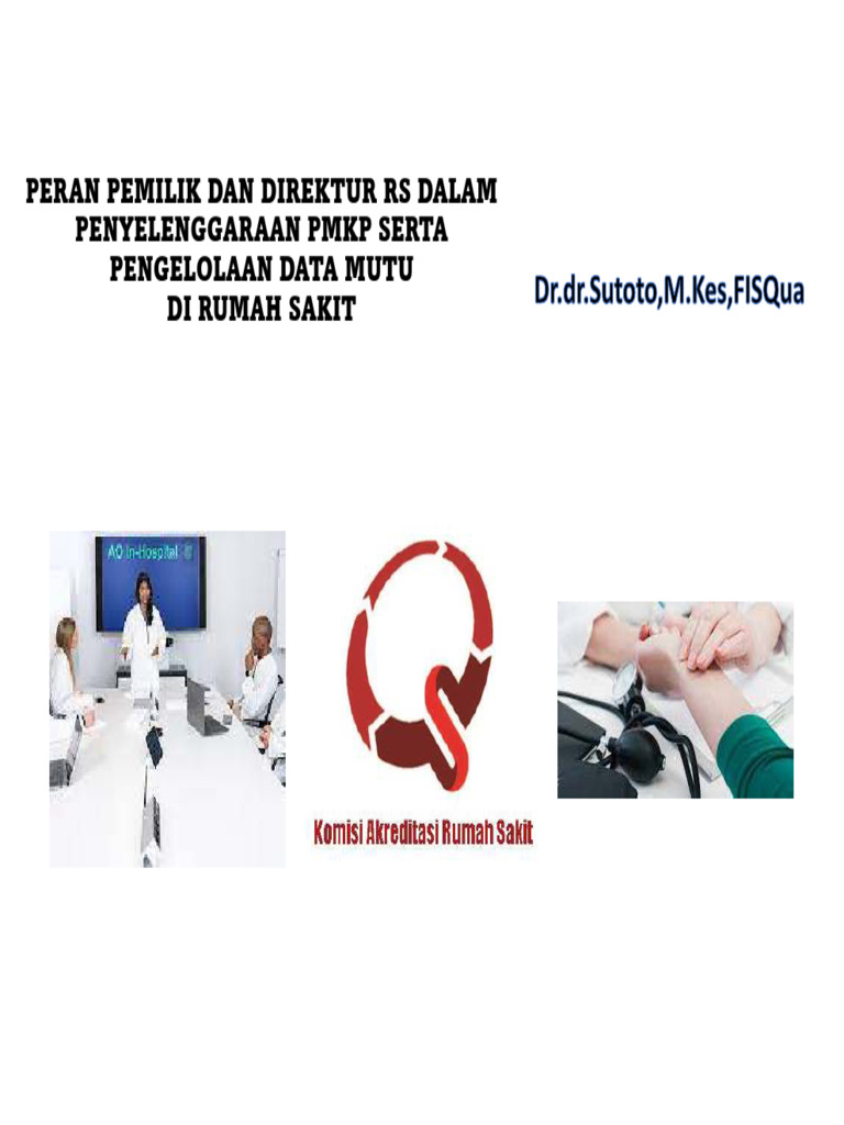 Peran Direktur RS Dalam PMKP RS | PDF