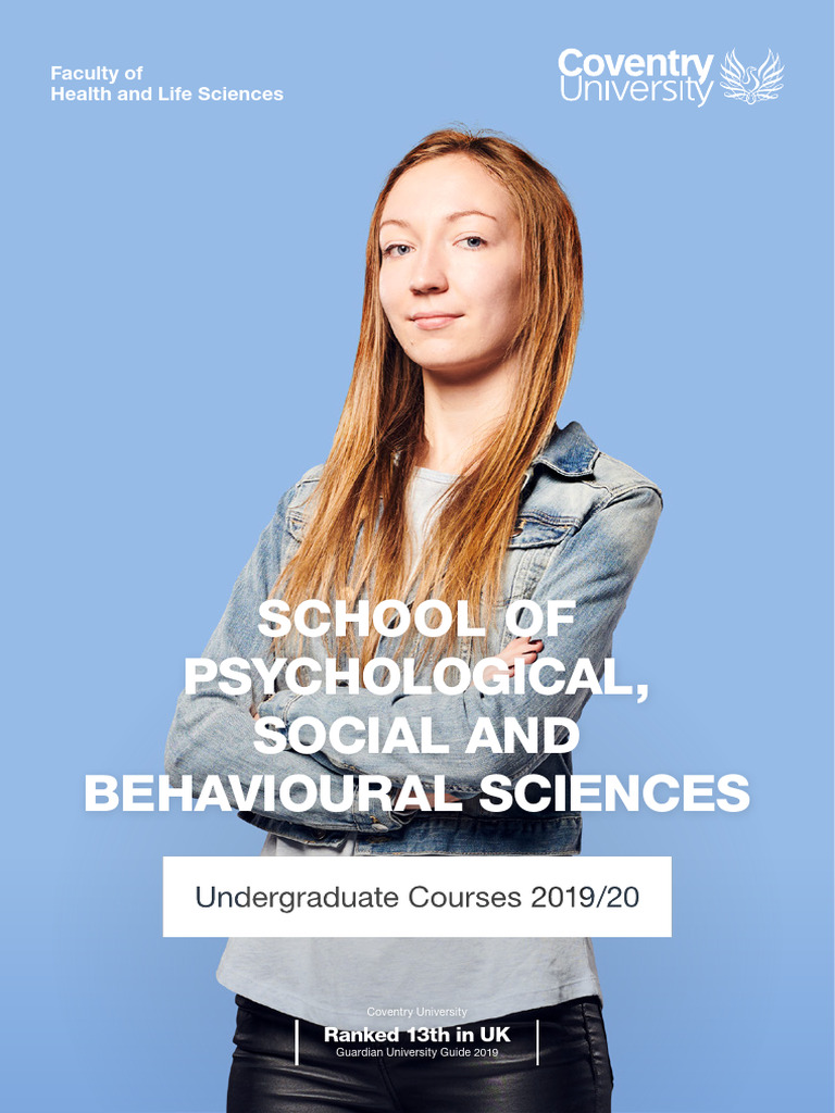 School of Psychological, Social and Behavioural Sciences | PDF | Psychology | Science