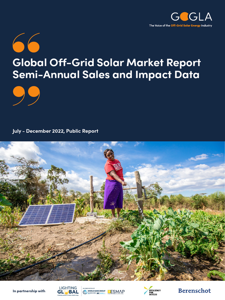 Global Off Grid Solar Market | PDF | Off The Grid | Efficient Energy Use
