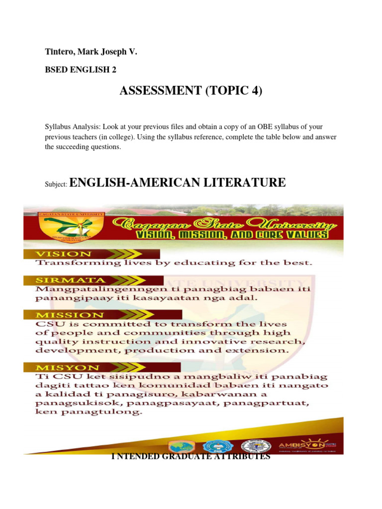 Asl - Topic 4 Assessment - Tintero | Download Free PDF | Educational ...