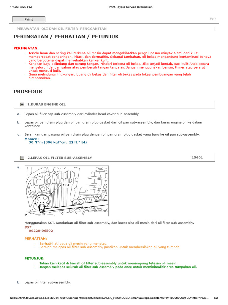 Print-Toyota Service Information | PDF