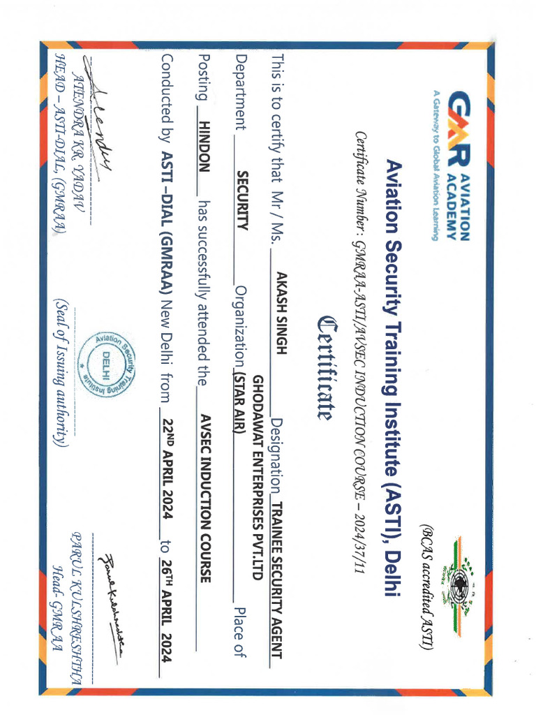 Akash Singh (Star Air) | PDF