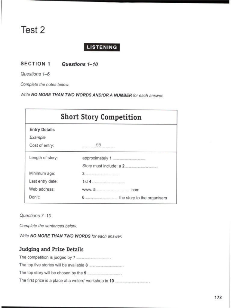 OFG Lis test 2 | PDF