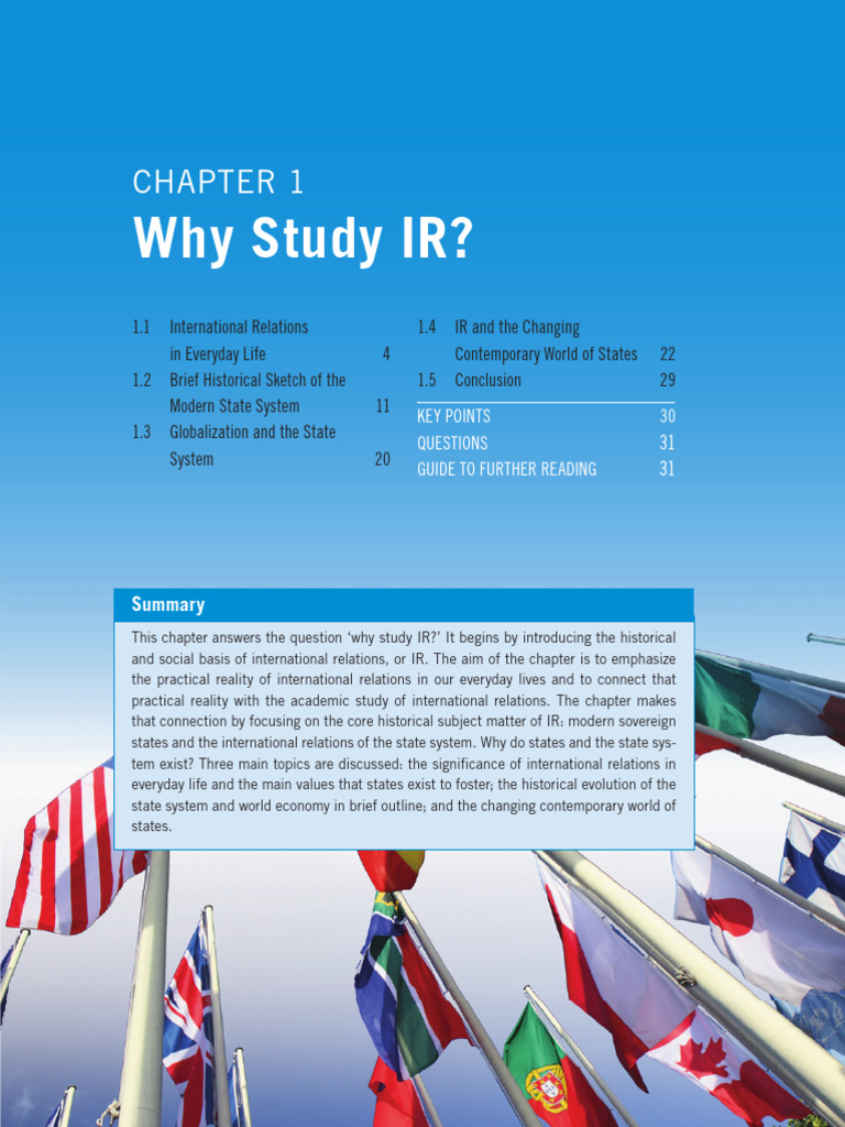 Sorensen. G, Moller. M, Jackson. R. (2022) Introduction To International Relations Chap 1 | PDF ...