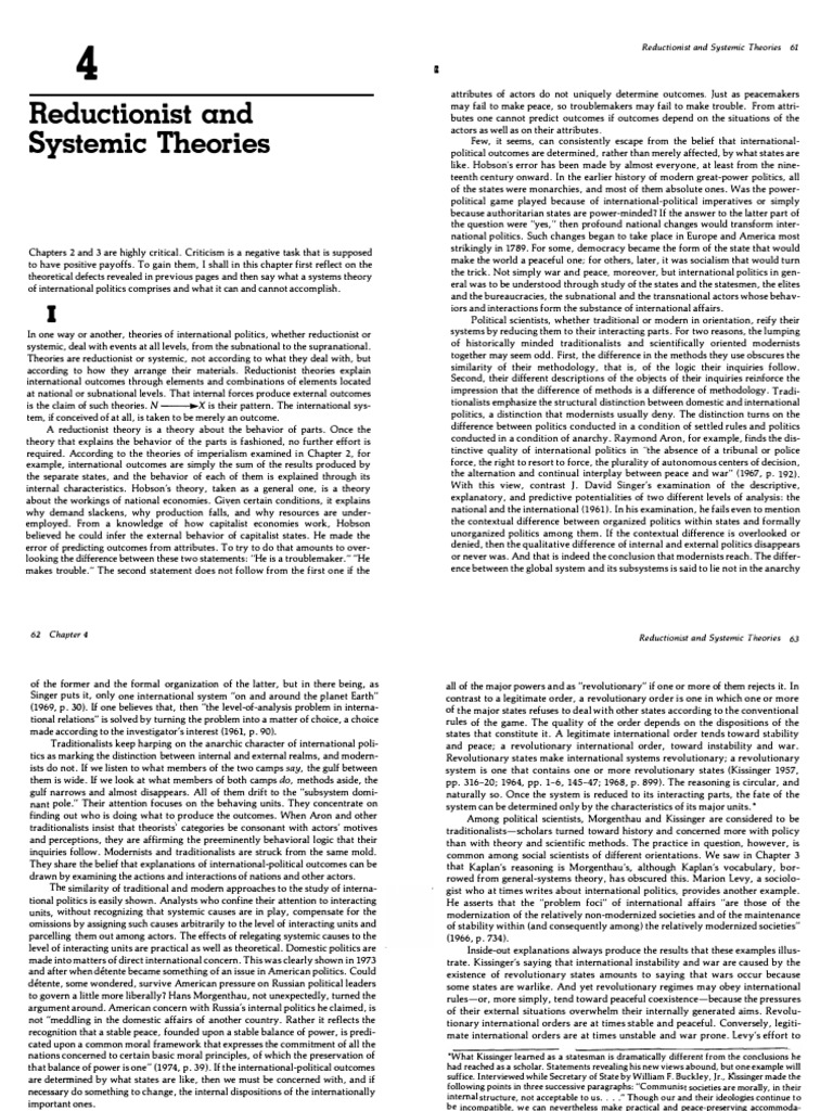 Waltz, K. N. (1979) - Theory of International Politics-34-43 | PDF ...