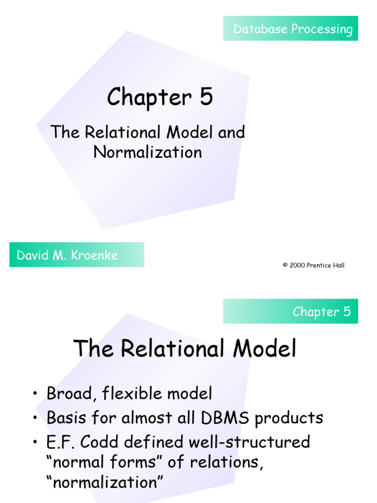 Unit 05 | PDF | Relational Model | Data Model