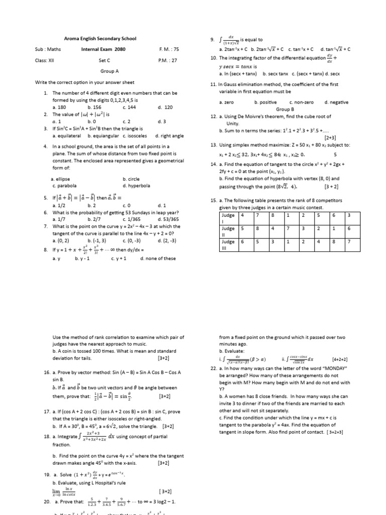 Assignment I | PDF | Tangent | Geometry