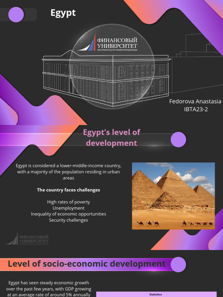 Egypt's Economic Growth and Challenges | PDF | Economic Growth | Gross ...