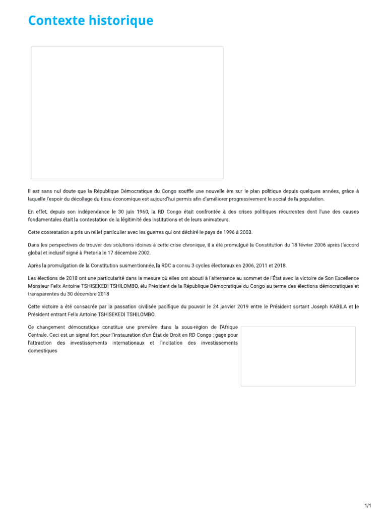 Contexte Historique | PDF