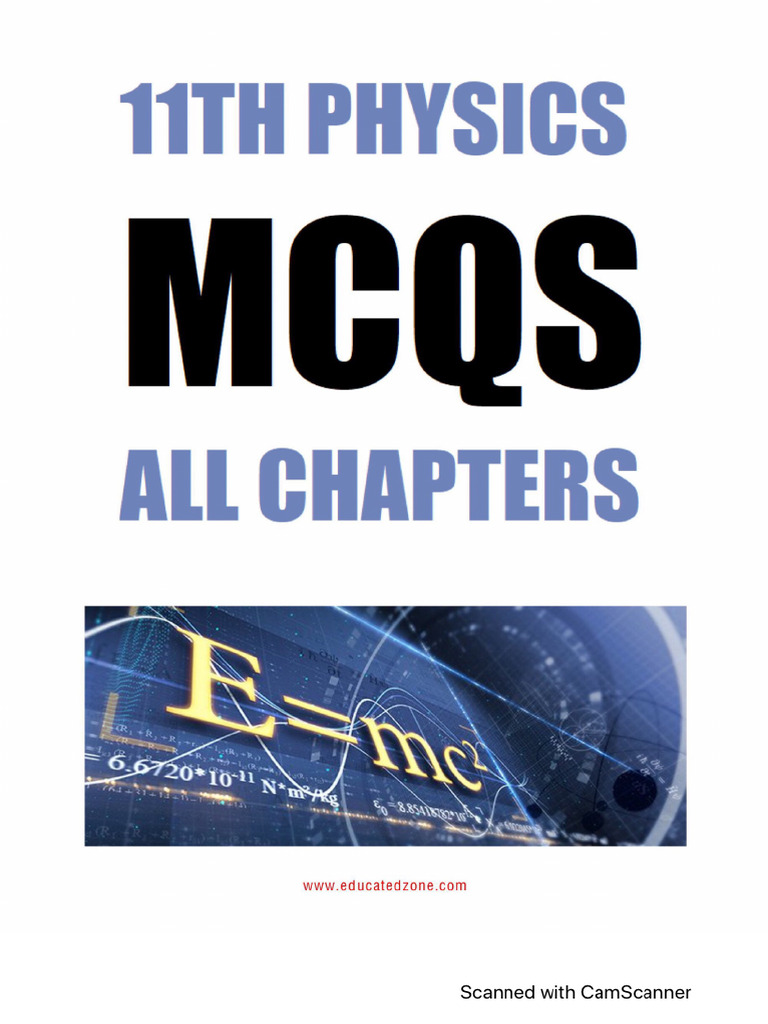 NUST (NET) Physics Part-1 Mcqs (Educated | PDF