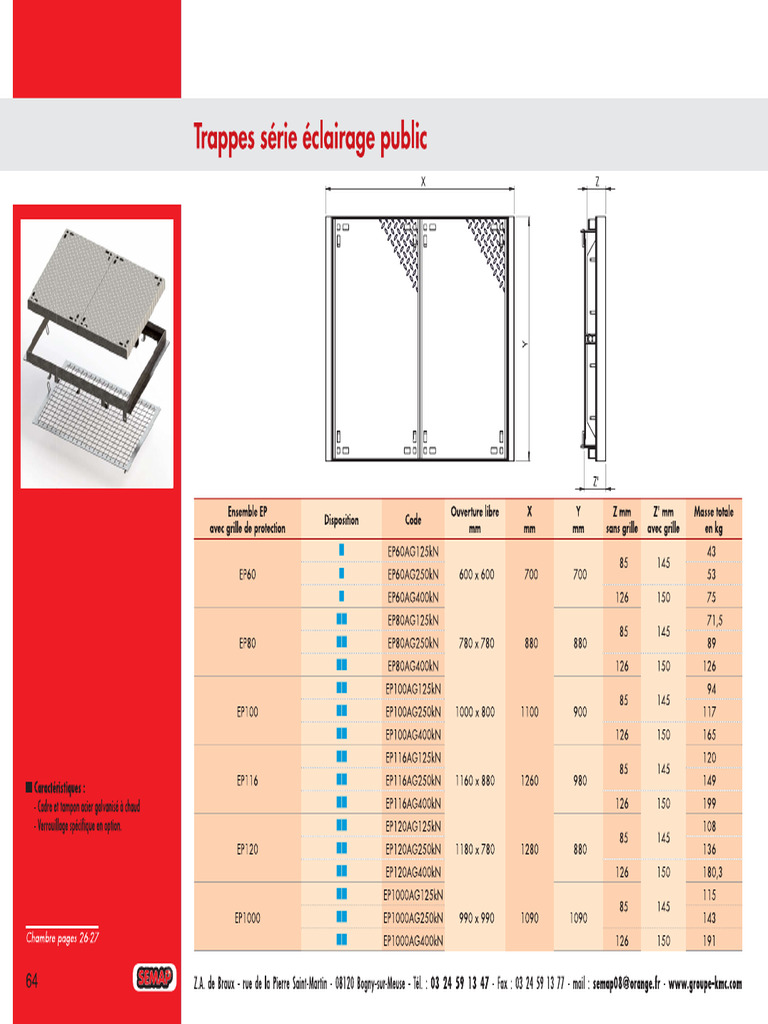 Trappes Ep Semap Fiche Technique | PDF