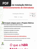 Tabela de Dimensionamento de Eletroduto | PDF | Eletricidade | Eletricista