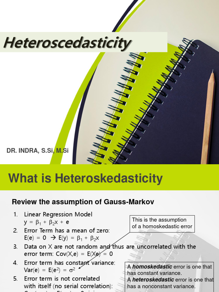 Homoscedasticity vs Heteroscedasticity | PDF | Ordinary Least Squares ...