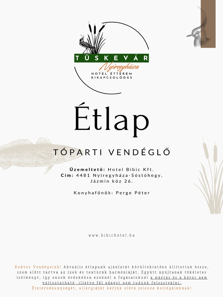 Etlap | PDF