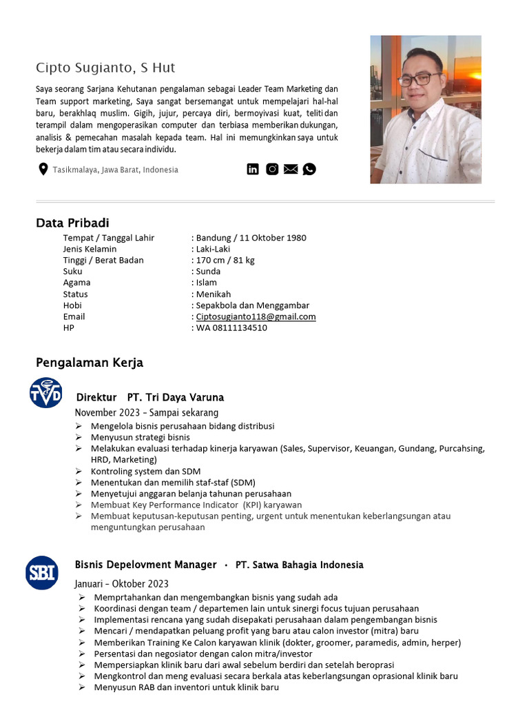 CV Cipto Sugianto - BDG | PDF | Bisnis | Pengelolaan Keuangan & Uang