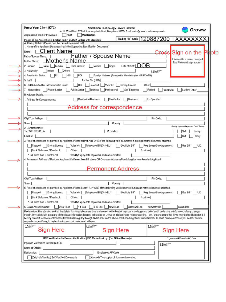 Sample Modification Form | PDF