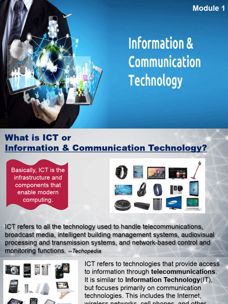 New MODULE 1 Presentation | PDF | Information Technology ...