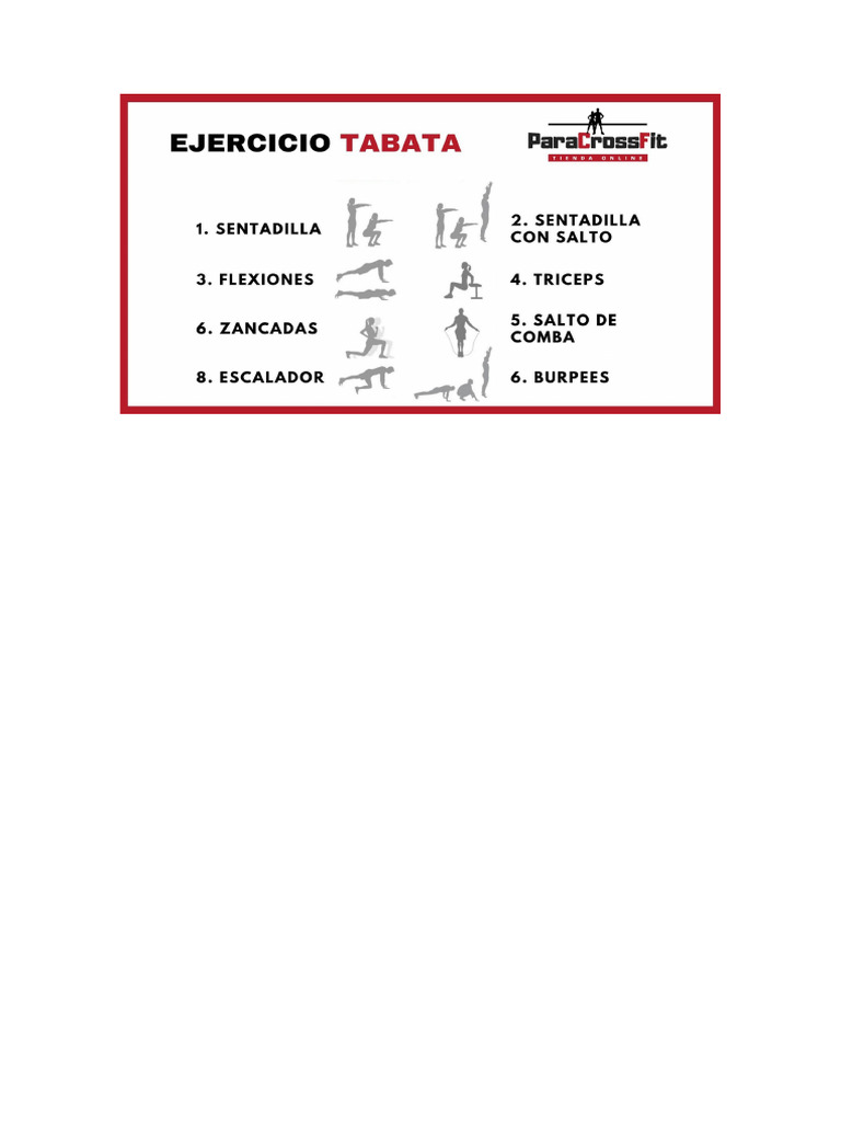 TABATA | PDF | Aptitud física