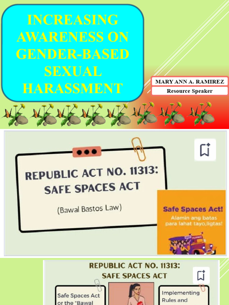 Gender Based Sexual Harassment Pdf