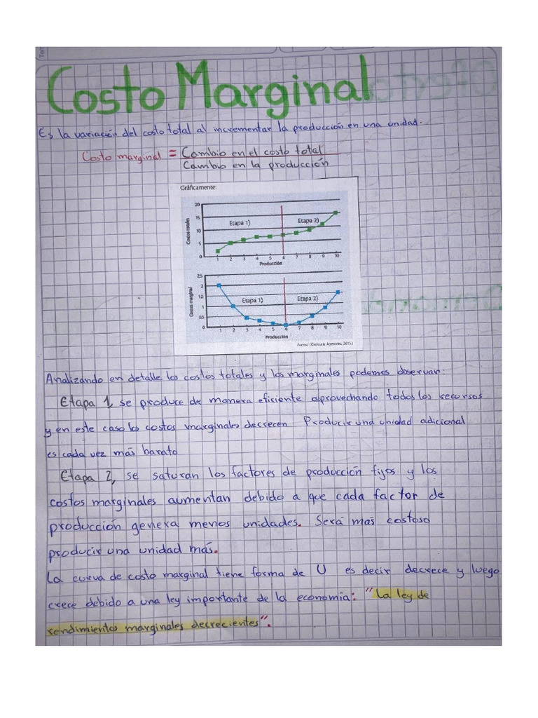 Costo Marginal | PDF