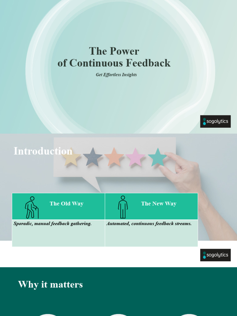Continuous Feedback for Insights | PDF