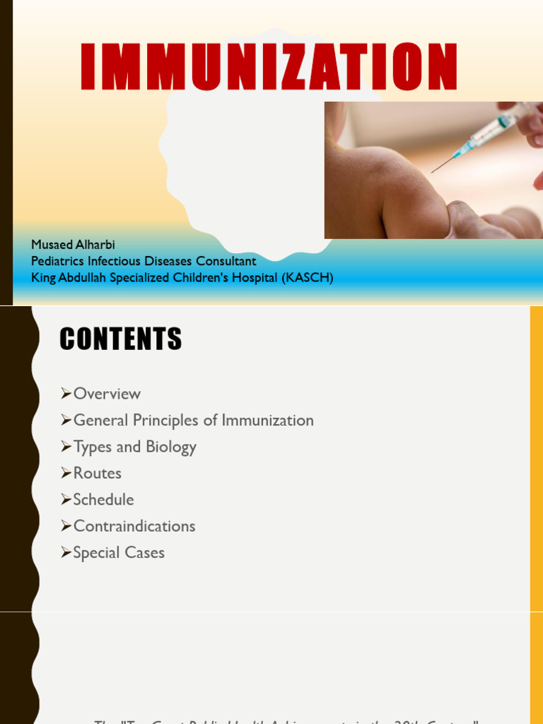 Immunization | PDF | Vaccines | Epidemiology