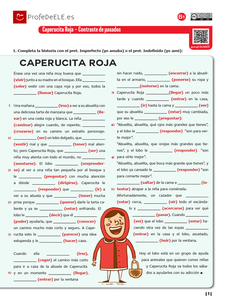 Caperucita Roja Profedeele | PDF | Caperucita Roja