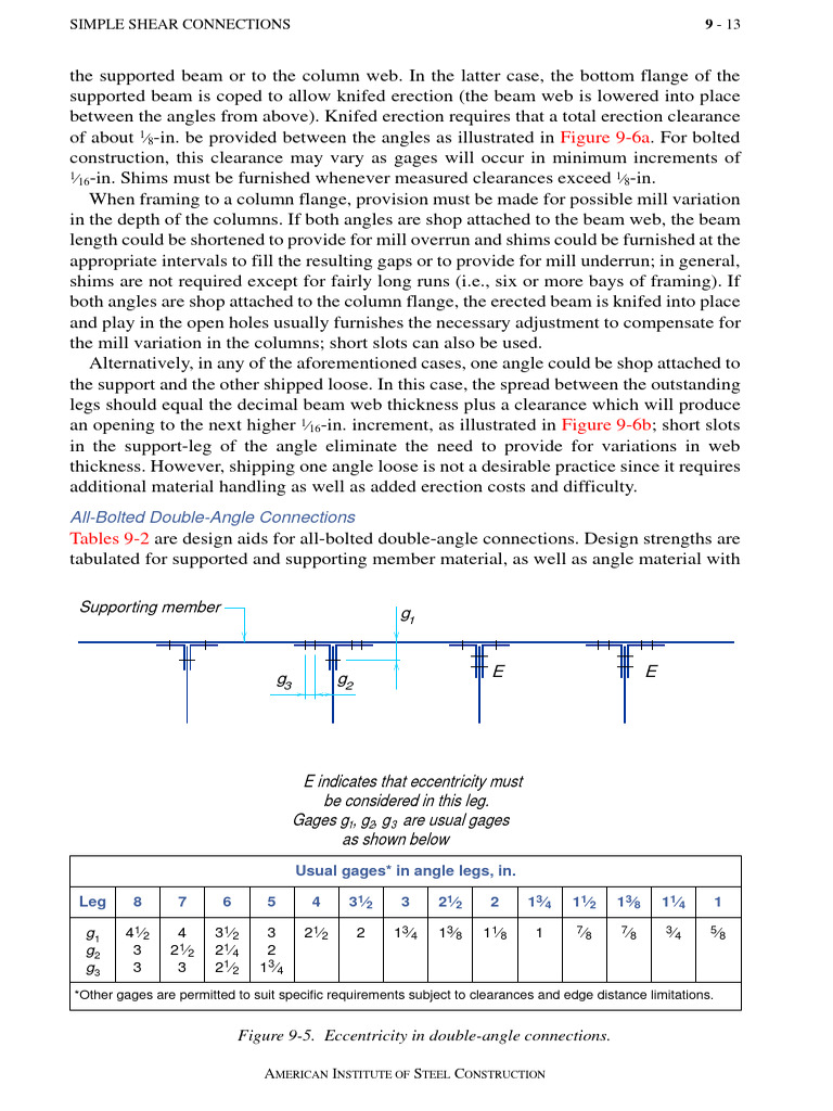 Angle Section Gages | Download Free PDF | Beam (Structure) | Angle