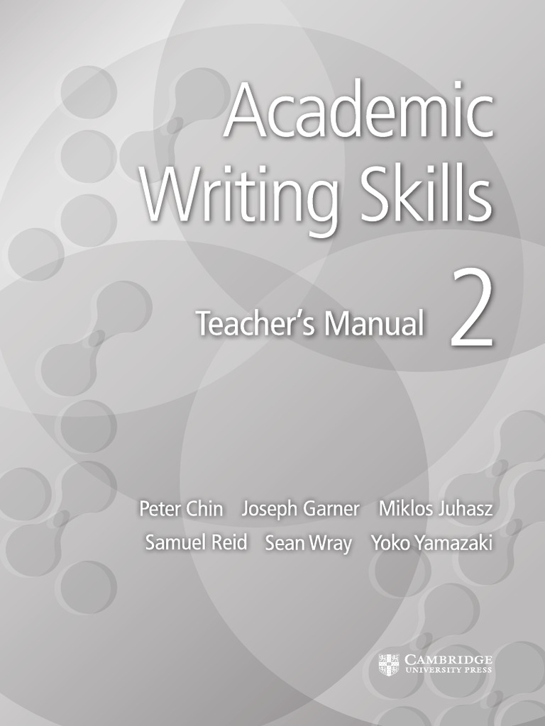 Academic Writing Skills Level2 Teachers Manual | PDF | Essays | Lesson Plan