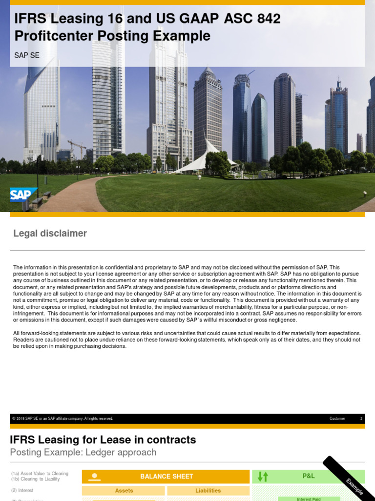 Profitcenter Posting Example | PDF | Lease | Private Law