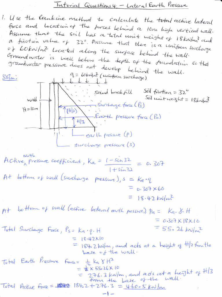 Geotech 1 Tutorial 4 Pdf 