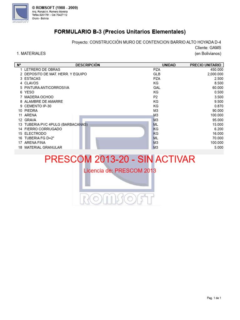 Form. B3 Materiales | PDF | Sedimentología | Rocas