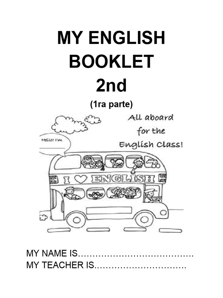 My English Booklet 2 Ok | PDF | Artes del Lenguaje y Comunicación
