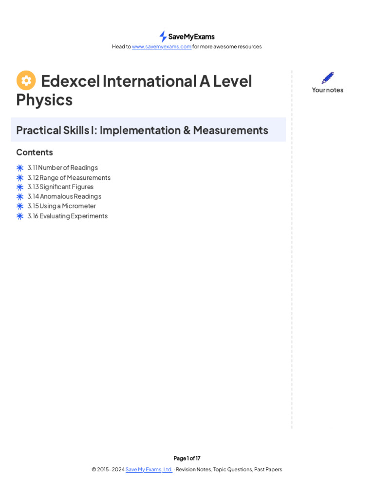 Practical Skills I Implementation Measurements | Download Free PDF ... Practical Skills I Implementation Measurements | Download Free PDF ...