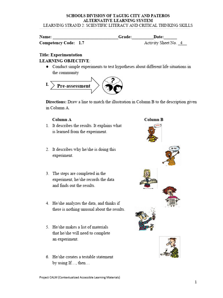 WEEK-4 - LS-2-SCIENCE-Final Version | PDF | Experiment | Science