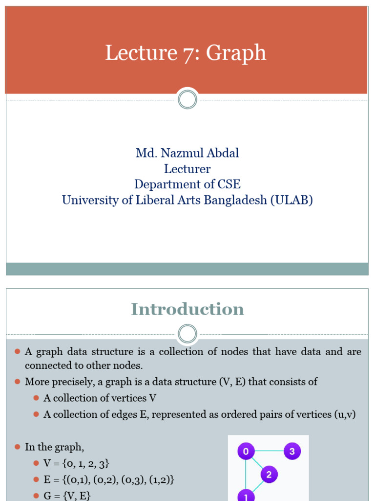 Lecture 7 Pdf Vertex Graph Theory Queue Abstract Data Type 8230