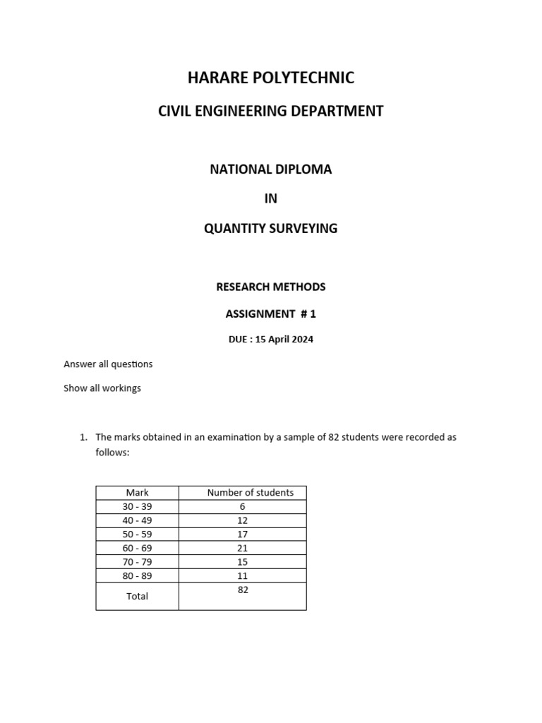 Research Methods Assignment | PDF | Teaching Methods & Materials